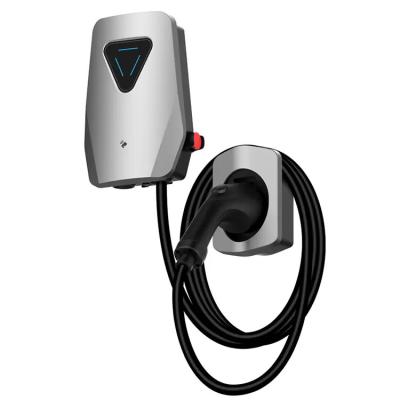 China 220V Smart Flame Retardant ABS Single Phase EV Charger Wandmontage Te koop