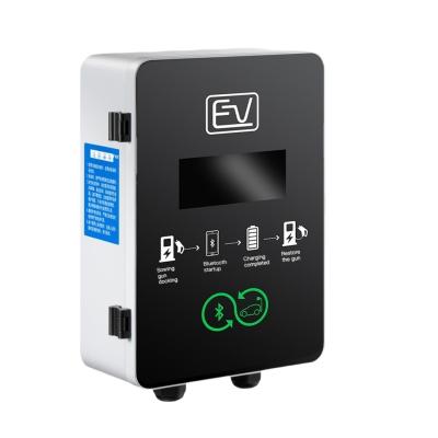 Cina Stazione di ricarica per veicoli elettrici montata a parete da 7kw 3 fasi Fast Electric Box Tipo 1 e Tipo 2 in vendita