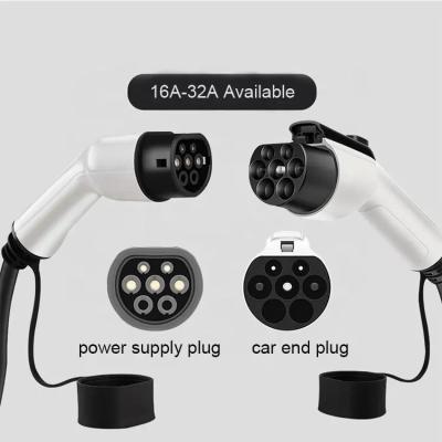 Cina Cable di estensione termoplastico antipolvere da tipo 2 a tipo 2 per la ricarica di veicoli elettrici 10m in vendita