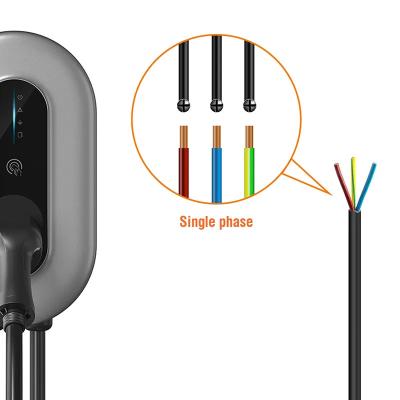 Cina Tipo portatile connettivo IP65 - un caricatore di Wifi di 2 EV con il cavo di 5m in vendita