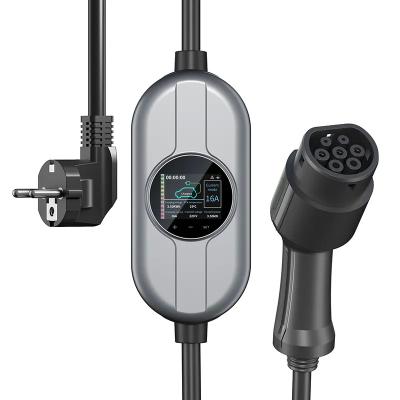 China Timing Portable Type 1 Type 2 EV Charger Waterproof Dustproof for sale