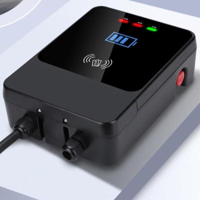 Cina GBT 7kw Single Gun 4,3-Inch Screen 220V Wall EV Charger con pulsante di emergenza in vendita