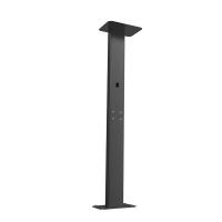 China Aviation Grade Aluminum EV Charger Stand 2mm Thickness with Sunshade and Code Storage for sale