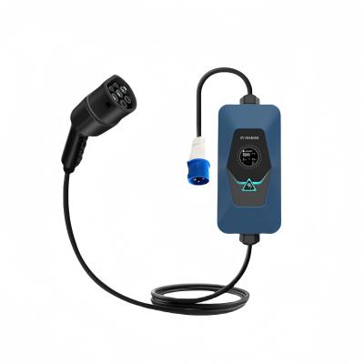 Cina European Standard 16A App Control Portable AC EV Charger For Most EV Cars in vendita