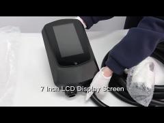 Amerian Standard Customized Screen 7kw Wall Mounted EV Charging Station For Home