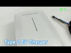 Wall Mounted Type 2 EV Charger 7kw European Standard App Control