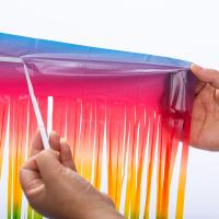Quality Anti Bacterial Rainbow Fringe Backdrop 1*1m 1*2m Multicolor Foil Curtain for sale