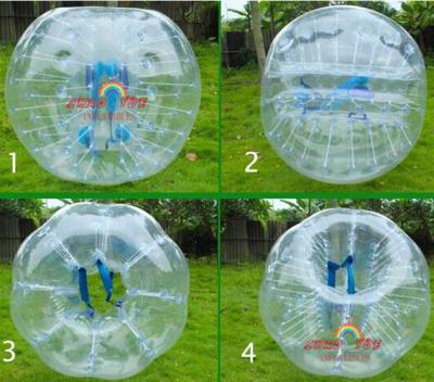 China Transparent Zorb Football Bumper Ball for soccer game for sale