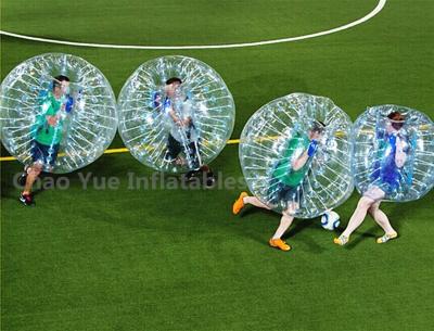 China 1.5m Transparent Bumper Ball Zorb Football for sports game for sale