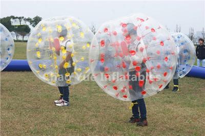 China Hot Popular Sale 0.7mm TPU Inflatable Bumper Zorb Ball for soccer game for sale