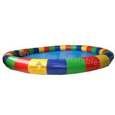 China Commerical Grade Colorful Round Inflatable Water Pool for water game for sale