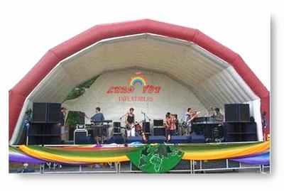 China High Quality Outdoor Inflatable Stage Tent for party event for sale