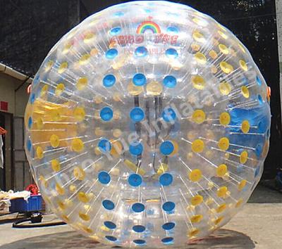 China Commercial Grade PVC Inflatable Roller Zorb Ball for sports game for sale