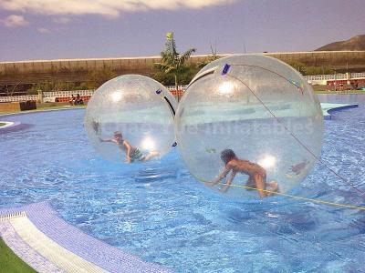 China Commercial Grade Clear 0.8mm PVC Water Walking Ball for swimming pool for sale