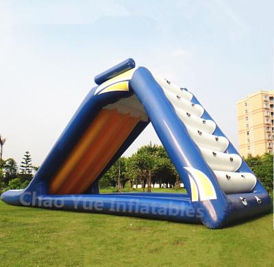 China High Quality 0.9mm PVC Tarpaulin Inflatable Climbing Water Slide for summer playing for sale