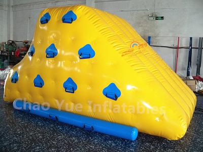 China 0.9mm PVC Tarpaulin Small Inflatable Water Iceberg for kids for sale