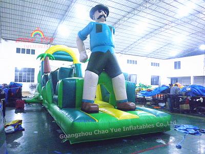 China High Quality 10x4m Inflatable Obstacle Course for sport game for sale