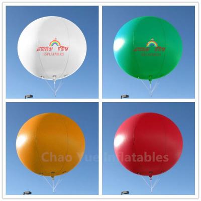 China 3m Colorful Inflatable Advertising Helium Balloon with Free Logo Printing for sale