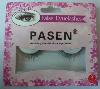 China Cotton band 3d fiber lashes,pigment lashes, fake eyelash for sale