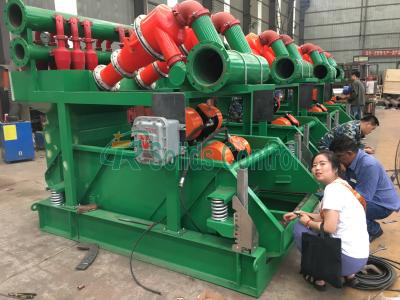 Cina pulitore dei fanghi di perforazione del giacimento di petrolio 240m3/H con 2 Desander/12 cicloni dello sfangatore in vendita