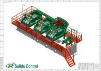 China Oilfield Drilling Solid Control System Mud Recycling System 500gpm for sale