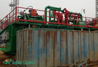 Cina Sistema di riciclaggio solido del fango del sistema di controllo di perforazione del giacimento di petrolio 500gpm in vendita