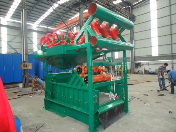 limpiador del fango de la capacidad grande 320m3/H con el ciclón del ciclón 3pcs Desander del desarenador 20pcs