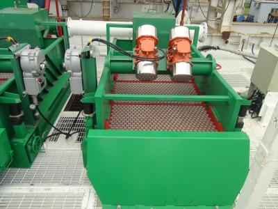 China 1.72KW X 2 Martin / OLI Vibration Motor Linear Motion Shale Shaker 130m3/H for sale