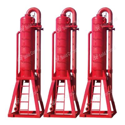 Cina Uso orizzontale della perforazione direzionale montato scivolo del separatore di gas del fango in vendita