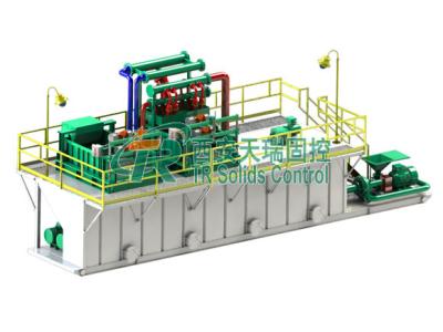 China API Standard 200 GPM de Behandeling en de Verwijderingssysteem van de Boringsmodder met 4 Hydrocyclonen Te koop