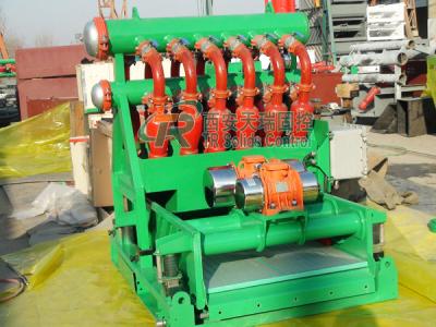 China Oilfield 12nos Hydrocyclone Dewatering System,  Vibration Motor Desilter Cones Machine for sale