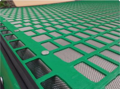 China 712X1180mm SS Shale Shaker Screen With 2 Or 3 Stainless Steel Wire Cloth Layers for sale