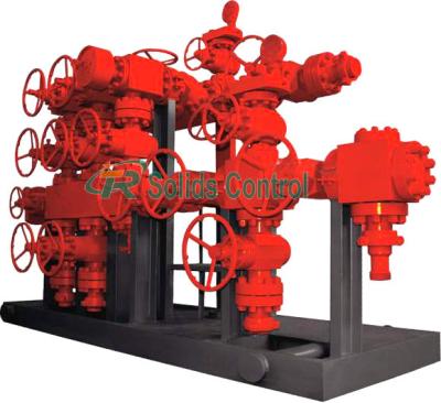 China Oil Well Control Drill Spare Parts Drilling Rig Choke Manifold 35Mpa Pressure for sale