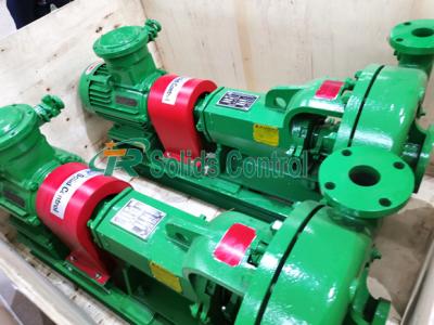 China 20m Lift Centrifugal Mud Pump Centrifugal Slurry Pump 50HZ 7.5kw Power for sale
