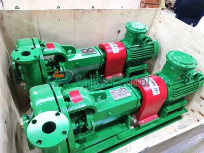 China 20m Lift Centrifugal Mud Pump Centrifugal Slurry Pump 50HZ 7.5kw Power for sale