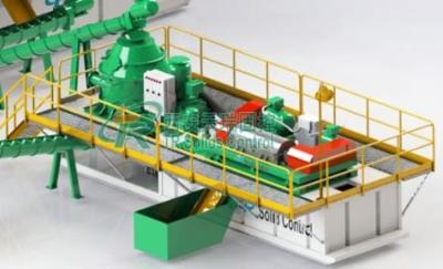 Cina Sistema a base d'acqua dei fanghi di perforazione della gestione con 2 pompe di vite 9000*2200*1300mm in vendita