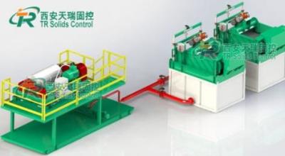 Cina Sistema a base d'acqua dei fanghi di perforazione della gestione con 2 pompe di vite 9000*2200*1300mm in vendita