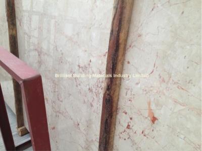 China Turkey Light Rosalia Marble Slab, Natural Pink Marble Slab for sale