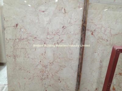 China Turkey Red Lines Marble Slab, Natural Pink Marble Slab for sale