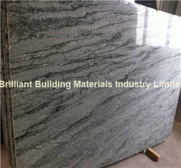 China China Wave Green Granite Big Slab, Natural Green Granite Slab for sale