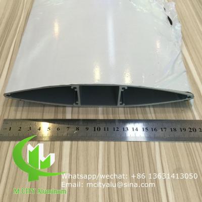 Cina feritoie di alluminio all'aperto di 200mm che costruiscono decorazione secondo la progettazione dell'architetto in vendita