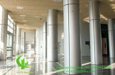 Cina polvere di alluminio dei pannelli di rivestimento del metallo di 3mm ricoperta per la colonna della parete divisoria della facciata in vendita