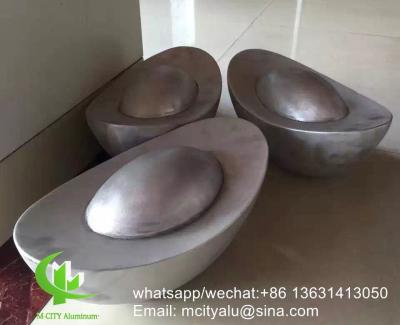 Cina pannello di rivestimento di alluminio su ordine del pannello con rivestimento del pvdf per la parete divisoria della facciata in vendita