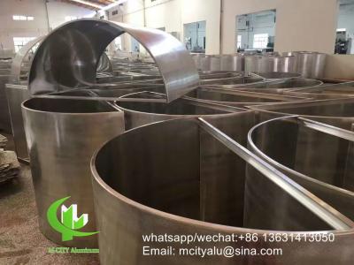 Cina pannello di rivestimento di alluminio per la parete divisoria della facciata della colonna esteriore e l'uso interno in vendita