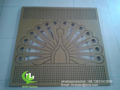 Cina Pannello di rivestimento di alluminio di 3003 metalli per la parete divisoria della facciata con il pannello dell'alluminio di spessore di 3mm in vendita