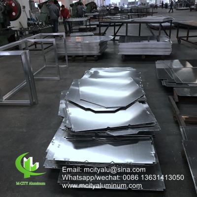 Cina pannello di rivestimento di alluminio del pannello di parete della facciata del pannello solido di alluminio con il sostegno per costruzione all'aperto in vendita