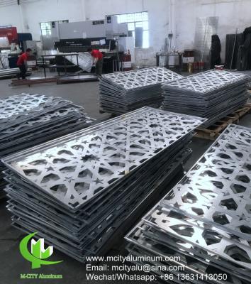 Cina L'isolamento di alluminio perforato del rivestimento della parete divisoria riveste la copertura di pannelli solida della facciata in vendita