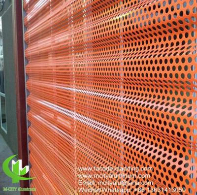 Cina Pannelli di rivestimento di alluminio del fluorocarburo, strato di alluminio perforato decorativo in vendita