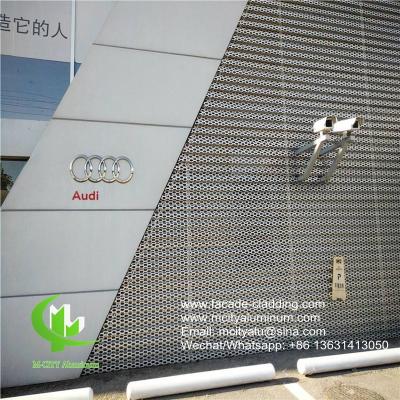 Cina La facciata terminale di AUDI ha perforato il fornitore dei pannelli formato rivestimento del metallo in vendita