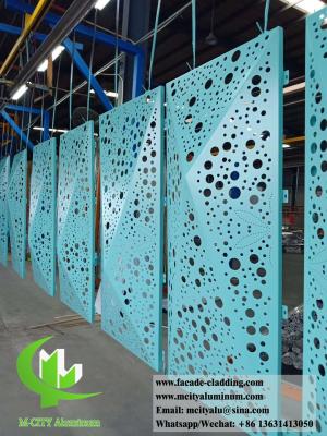 Cina Pannelli di alluminio piegati di perforazione 3D per la facciata del rivestimento della parete divisoria in vendita